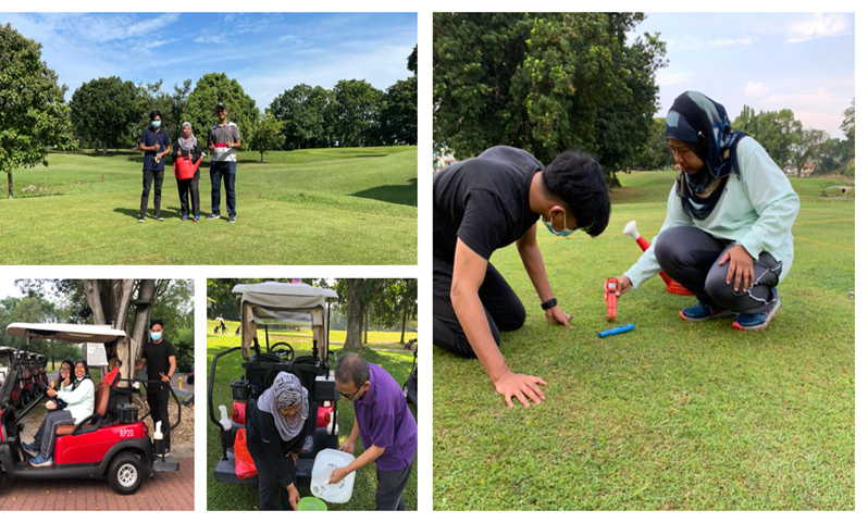 Golf Grass Test Plot @ RPGC – Spin Eight Nano Technologies Sdn Bhd