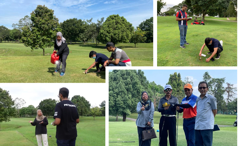 Golf Grass Test Plot @ RPGC – Spin Eight Nano Technologies Sdn Bhd